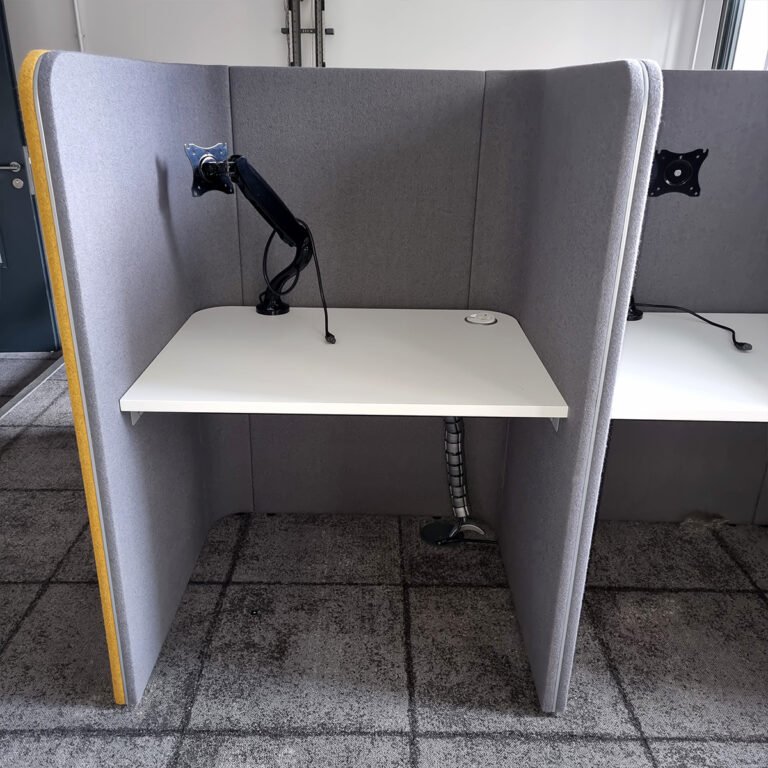 4 Seats Private Office Pod / Cubicle Partition Workstation - Twice Nice ...